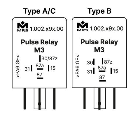 Pulse Relay M3 12 V