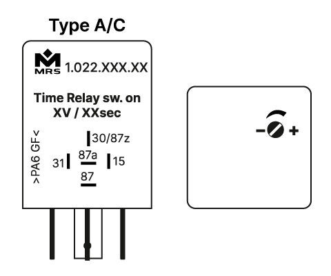 Time Relay Adjustable Switch On Delay 12V | MRS Electronic, Inc.
