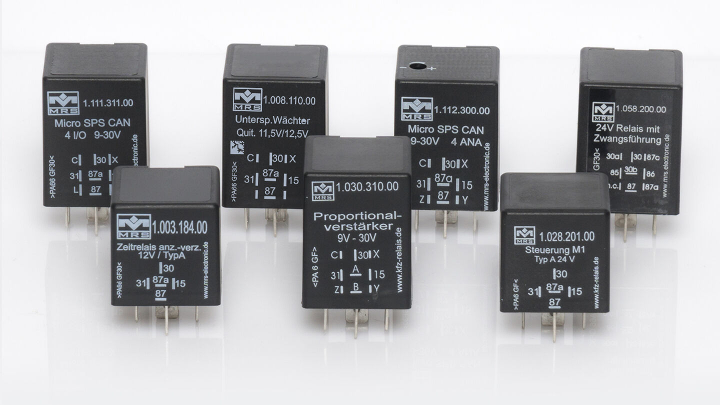 All of our Relays at a Glance | MRS Electronic